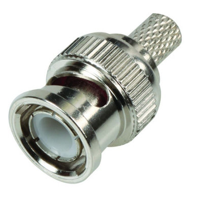 PRO SIGNAL - 50 Ohm BNC Crimp Plug, Zinc Body - RG59 Cable | DIY at B&Q
