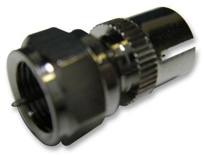 PRO SIGNAL - Adaptor, F Type Plug to TV Coax Plug