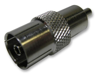 PRO SIGNAL - Adaptor, TV Coax Socket to Phono Plug