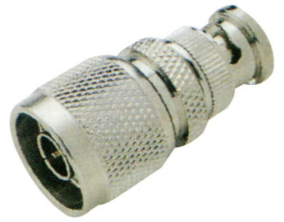 PRO SIGNAL - BNC Plug to N Type Plug Adaptor, Nickel Plated Brass Body