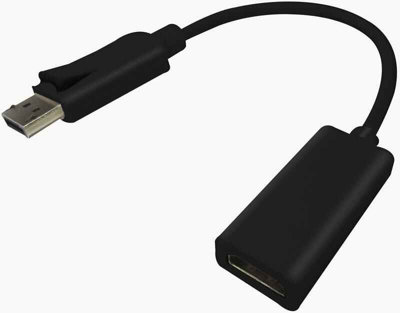 PRO SIGNAL - DisplayPort 1.2 to HDMI Adaptor 0.2m Black | DIY at B&Q