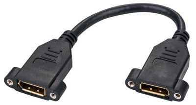 PRO SIGNAL - DisplayPort Female to Female Panel Mount Adaptor Lead ...
