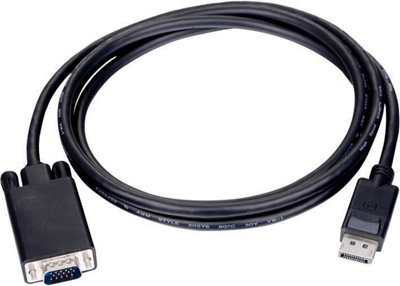 PRO SIGNAL - DisplayPort Male-to-VGA Male Lead, 2m | DIY at B&Q