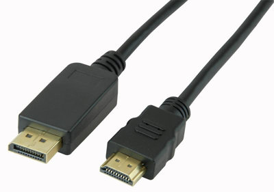 PRO SIGNAL - DisplayPort to HDMI Cable, 5m Black