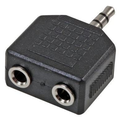 PRO SIGNAL - Headphone Jack Splitter, 3.5mm Jack Adaptor, 2x Stereo to ...