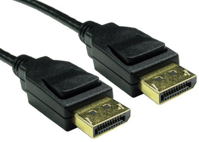 PRO SIGNAL - Locking 8K DisplayPort 1.4 Male to Male Lead, 1m Black ...