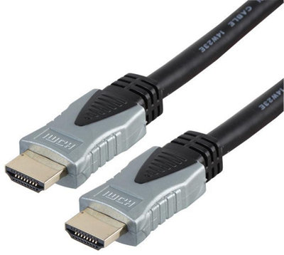 PRO SIGNAL - Male to Male HDMI Lead with Gold Plated Connectors, 15m | DIY at B&Q