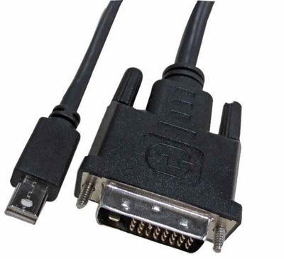 PRO SIGNAL - Mini DisplayPort 1.2 to DVI Lead 1m Black | DIY at B&Q
