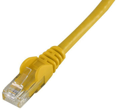 PRO SIGNAL - Snagless Cat6 UTP LSOH Ethernet Patch Lead, Yellow 1m ...
