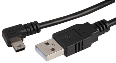 PRO SIGNAL - USB A Plug to Right Angle USB Mini B Lead, 2m | DIY at B&Q