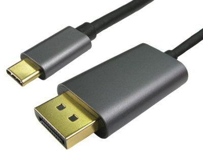 PRO SIGNAL - USB-C Male to DisplayPort Male Adaptor Lead, 2m | DIY at B&Q