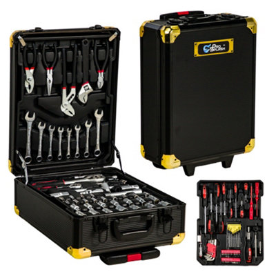 Pro Splash Portable Tool Kit, 499-Piece Kit, with Wheels. Essential DIY ...