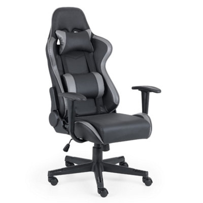Pro Vortex Gaming Chair in Black and Grey