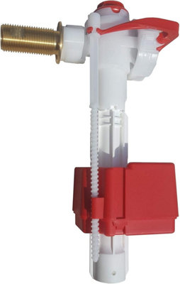 PRO75B PRO Side Entry Fill Valve with 1/2 Heavy Duty Brass Shank, White ...