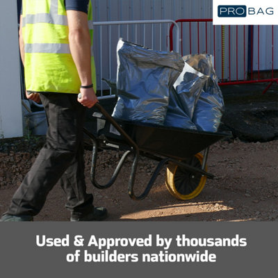 PRObag - Polythene Rubble Sacks - ULTRA Heavy Duty Rubble Bags - Extra ...
