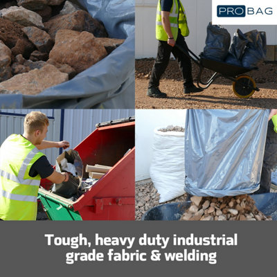 PRObag - Polythene Rubble Sacks - ULTRA Heavy Duty Rubble Bags - Extra ...