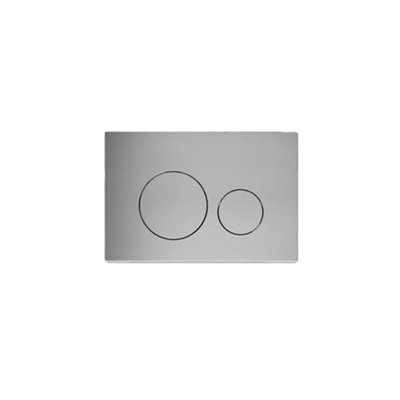 Probaty Bathrooms Dual Flushing Plate Chrome Round Button Wall Hung ...