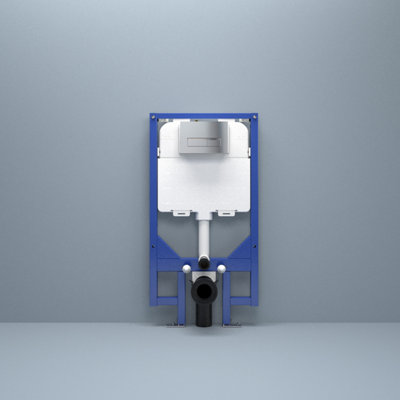 Probaty Bathrooms Wall Hung Toilet Rimless Round Slim UF Soft Close ...