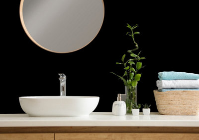 Proclad Black PVC Wall Cladding Panels- Offer includes fixing adhesive ...