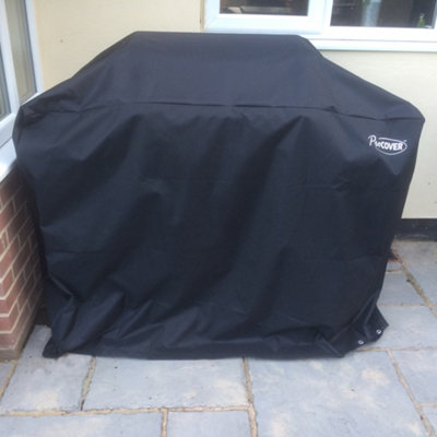 ProCover Heavy-Duty Large BBQ Cover (H)110 x (W)145cm - Black