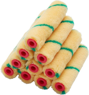 ProDec 10 Pack 4 inch Short Pile Mini Rollers for a Smooth Finish ...
