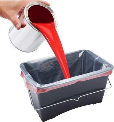 ProDec 10 pcs 15 litre Recycled Plastic Paint Scuttle Liners for Quick ...