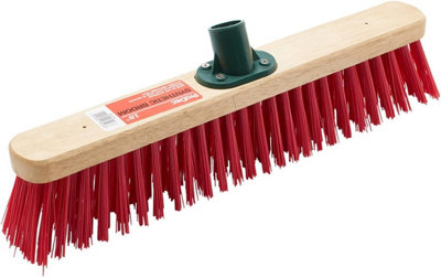 ProDec 18 Inch Synthetic Fibre Sweeping Broom Head for Heavy Duty ...