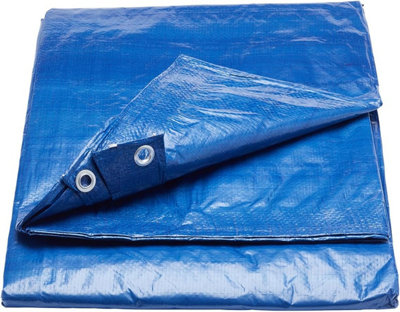 ProDec Double Laminated 3.7x5.4mtr Tarpaulin Blue