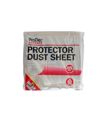 ProDec Protector Dust Sheet - Waterproof and Anti Slip - 1.8m x 0.9m (6 ...