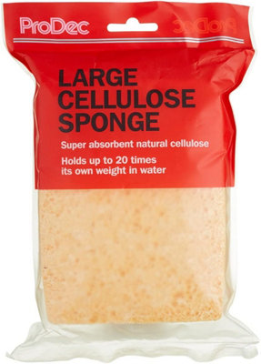ProDec Super Absorbent Cellulose Sponge Holds 20x Its Weight in Water ...