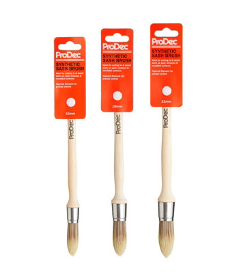 ProDec Synthetic Pointed Sash Paint Brush - 15mm