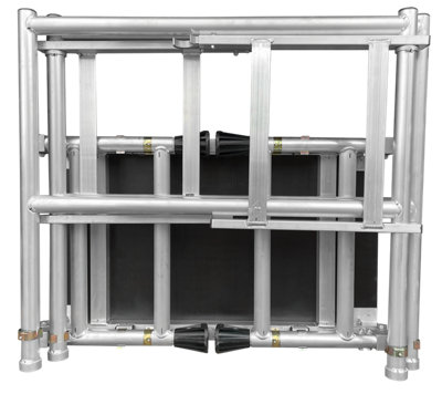 Prodeck Professional Low Level Work Platform , Hop Up Tower with Handrail