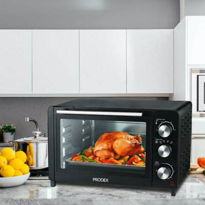Prodex PX7023B Tabletop Mini Oven, 23 Litre , 1500 W, Black