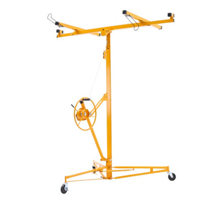 Profession Mobile Drywall Hoist Plasterboard Lifter Caster Panel Sheet ...