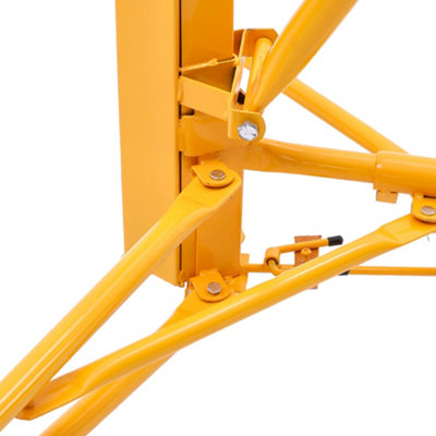 Profession Mobile Drywall Hoist Plasterboard Lifter Caster Panel Sheet ...