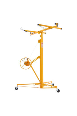 Profession Mobile Drywall Hoist Plasterboard Lifter Caster Panel Sheet ...