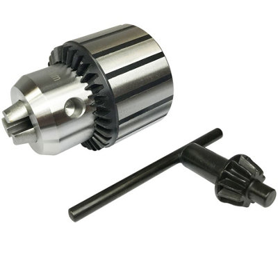 Professional All Steel Metal Machine Chuck + Key 1-13mm Pillar Drills