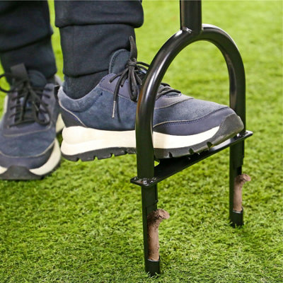 Professional Core Lawn Aerator Heavy-Duty Iron Tubing Aerator with ...