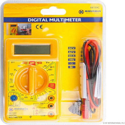 Professional Digital Lcd Ac Dc Ohm Volt Meter Ammeter Multimeter Tester ...