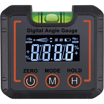 Professional digital LCD inclinometer with high precision horizontal ...