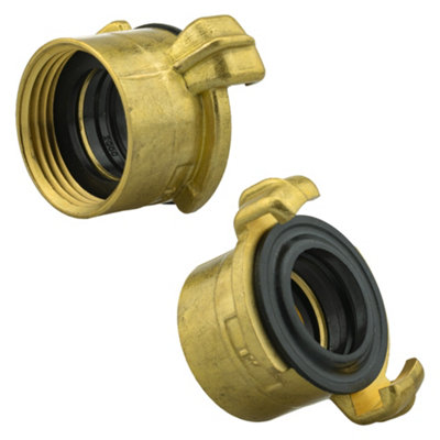 Professional Geka type brass claw hose connectors/fittings, (1" bsp ...