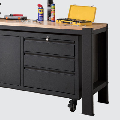 Professional Heavy Duty Lockable Garage Utility Workshop Metal Tool ...
