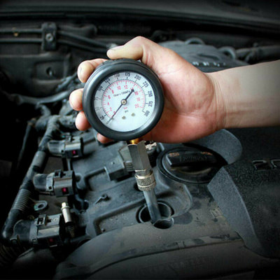 Professional Petrol Engine Compression Tester Kit with Gauge, Car ...