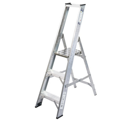 PROFESSIONAL PLATFORM STEP LADDERS 3 TREADS