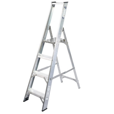 Professional Platform Step Ladders 4 Treads