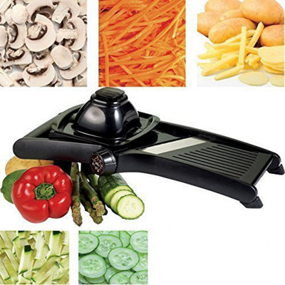 Professional Pure Stainless Steel Mandolin Slicer - Slices: 1 8 1 4 3 8 ...