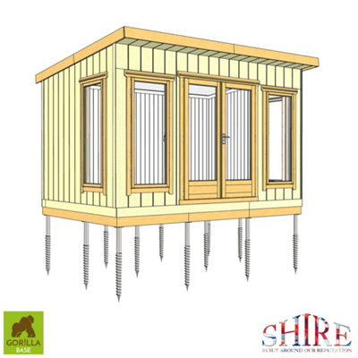 Professionally Installed Soild Groundscrew Base for all Garden ...