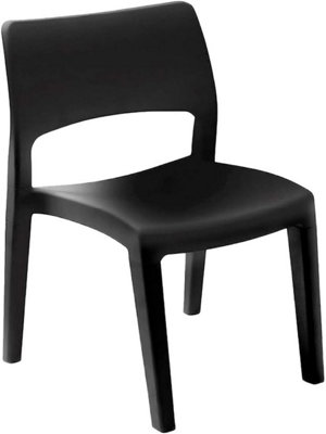 Progarden Stackable Klik Klack Anthracite Garden Chair