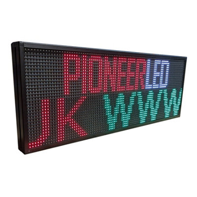 Programmable LED Scrolling Sign PioneerLED P10 163x35cm Indoor