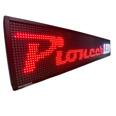 Programmable LED Scrolling Sign PioneerLED P10 195x35cm Outdoor
